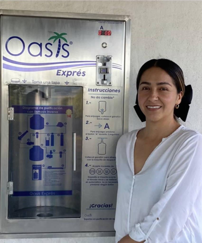 Purificadora de agua con despachador de autoservicio — Oasis Expres OEV200603G22